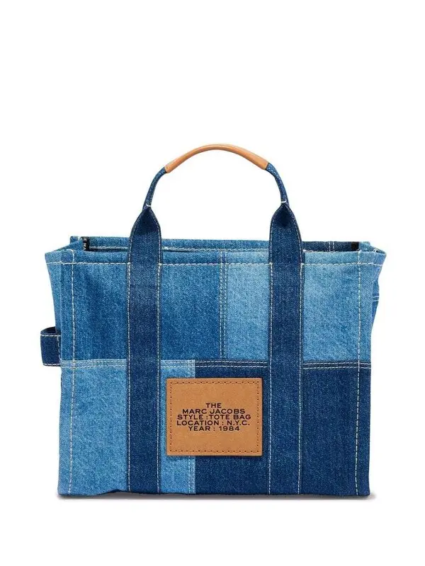 Marc Jacobs Denim Small Tote Bag - Blue