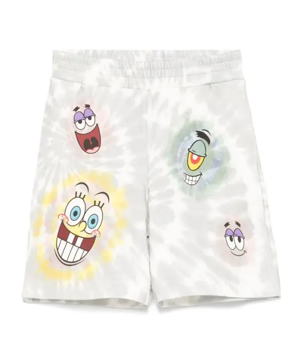 Stella McCartney Tie-dye Character Print Jersey Shorts