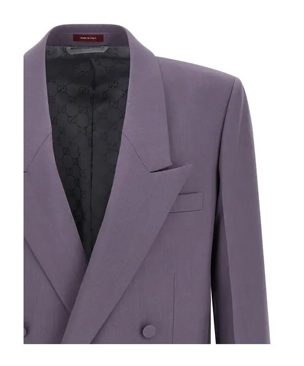 Gucci Double Breasted Tailored Jacket