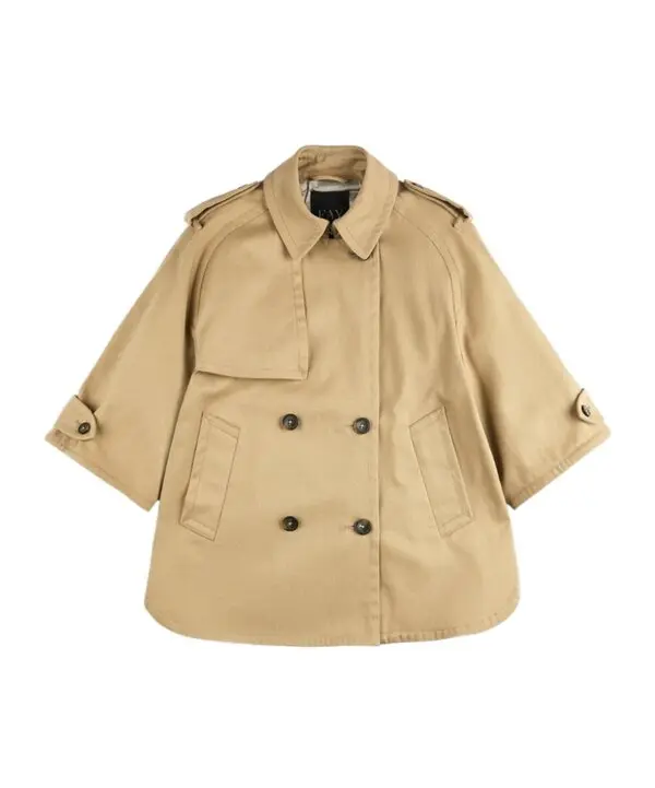 FAY Short Double-breasted Jacket - Nude