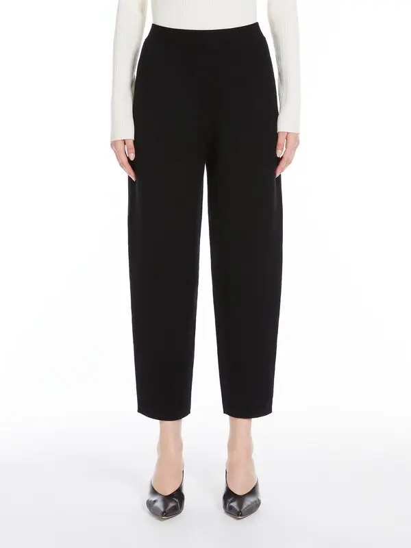 Max Mara Ribbed Waist Jersey Trousers