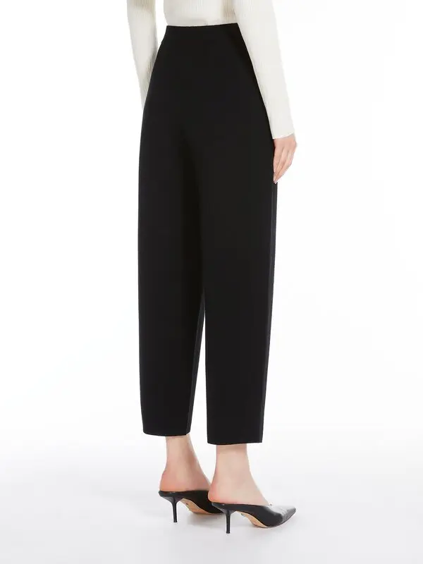 Max Mara Ribbed Waist Jersey Trousers