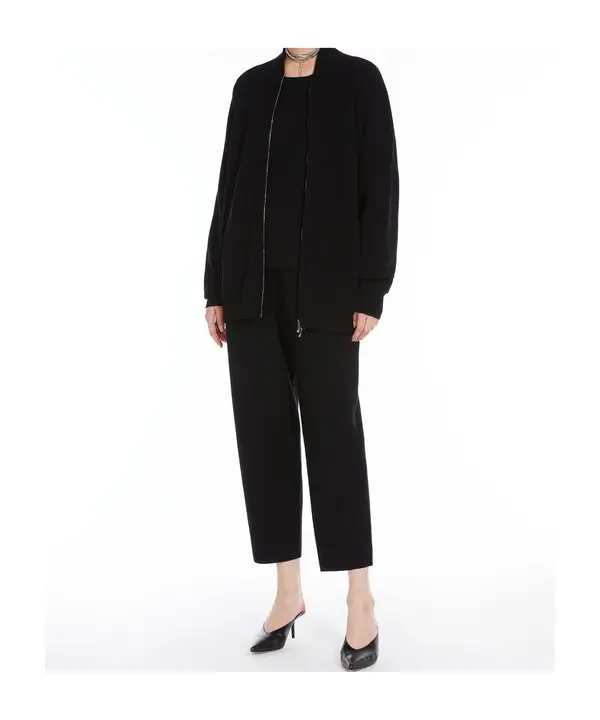 Max Mara Ribbed Waist Jersey Trousers