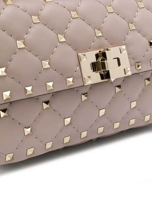 Valentino Garavani Rockstud Spike Small Shoulder Bag - Pink
