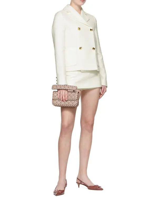 Valentino Garavani Rockstud Spike Small Shoulder Bag - Pink