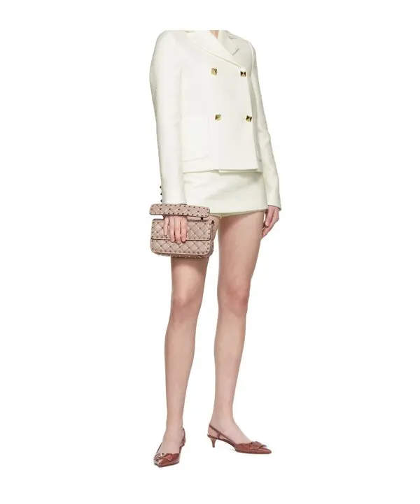 Valentino Garavani Rockstud Spike Small Shoulder Bag - Pink