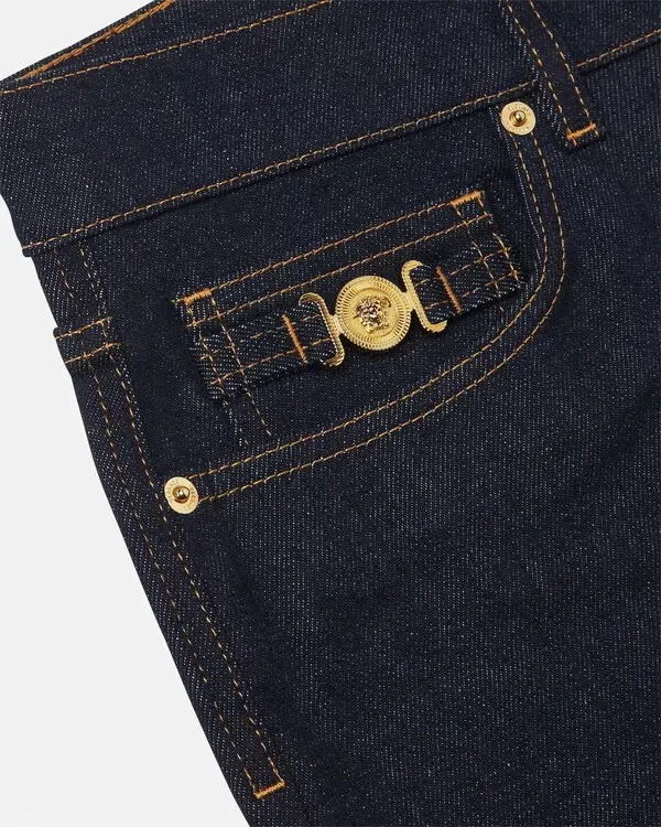 Versace Mid-rise Slim-cut Jeans