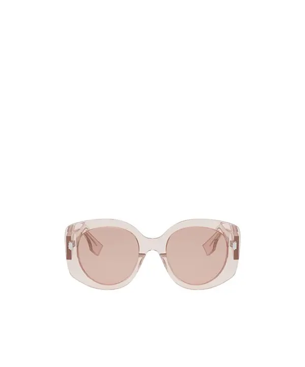 Fendi Round Frame Sunglasses - Nude