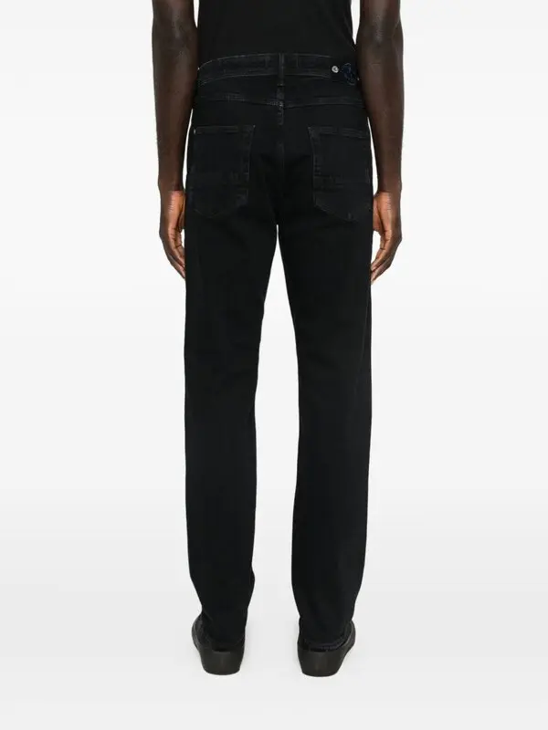 Stone Island Logo Patch Slim Fit Jeans