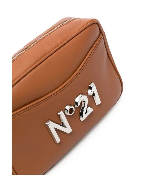 N.21 Logo Plaque Zip Crossbody Bag