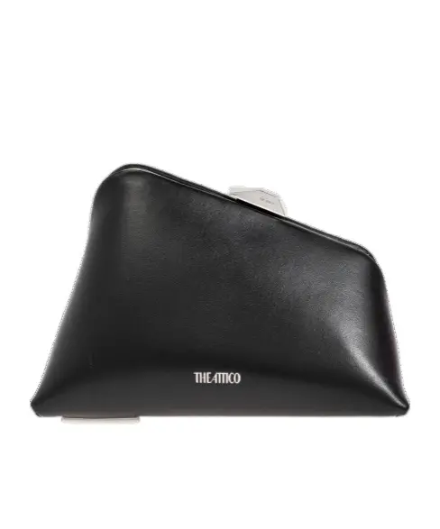 Attico Midnight Clutch Bag - Black