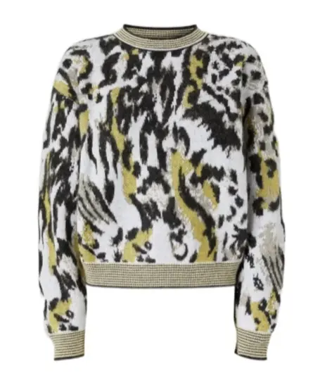 Missoni Round Neck Long Sleeve Sweater - White
