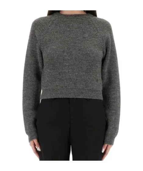 Moschino Long Sleeve Crewneck Jumper - Black