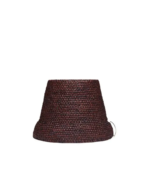 Jacquemus Le Bob Raphia Bucket Hat - Black