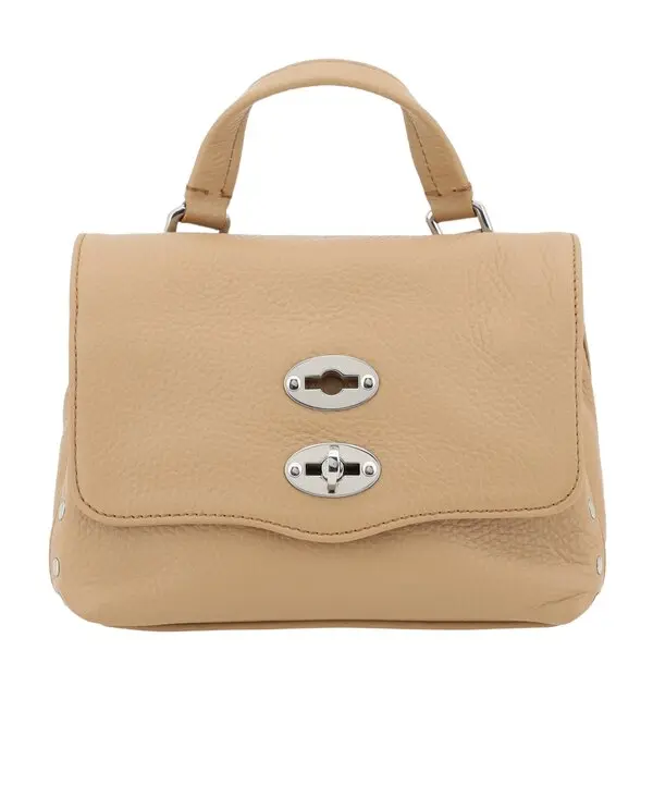ZANELLATO Flip Shoulder Bag - Beige