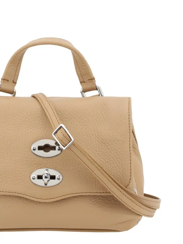 ZANELLATO Flip Shoulder Bag - Beige