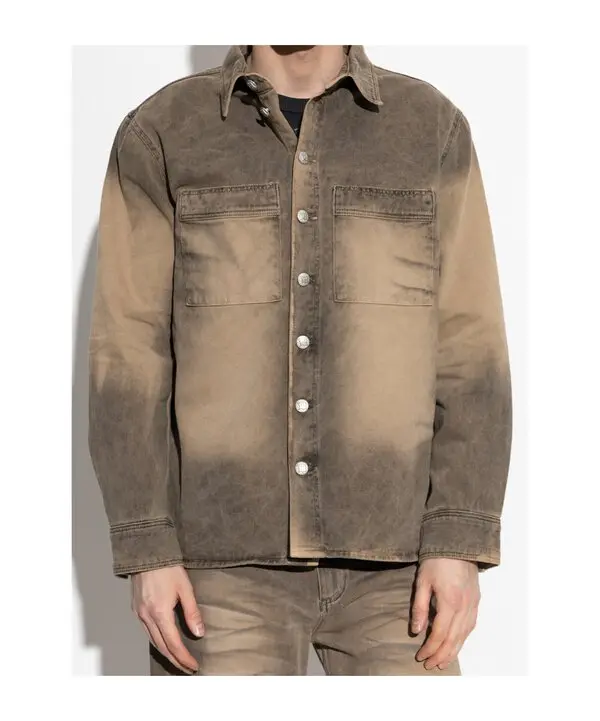 MISBHV Distressed Denim Shirt Jacket