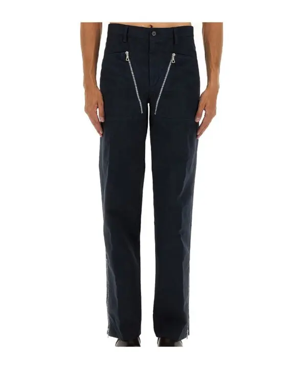 Dries Van Noten Zip-detailed Straight-leg Trousers