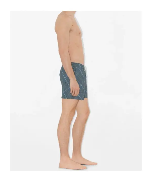 Burberry Check Drawstring Swim Shorts