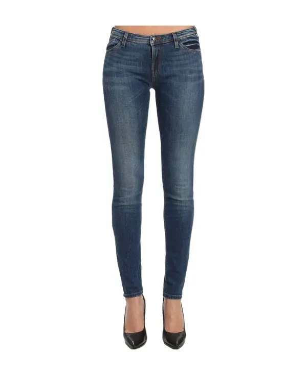 Emporio Armani Skinny Jeans With Logo Detail