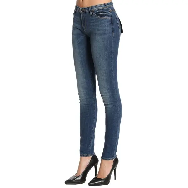 Emporio Armani Skinny Jeans With Logo Detail