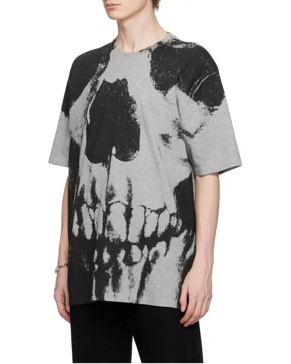 Alexander McQueen Skull Printed Crewneck T-shirt