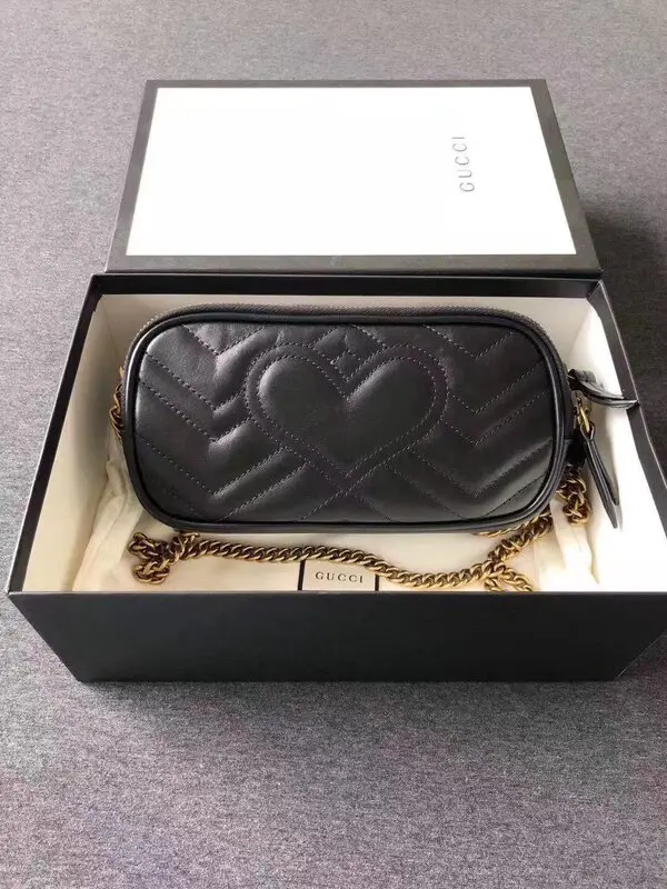 Gucci Gg Marmont Mini Chain Bag