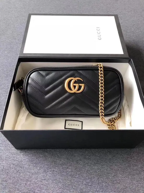 Gucci Gg Marmont Mini Chain Bag