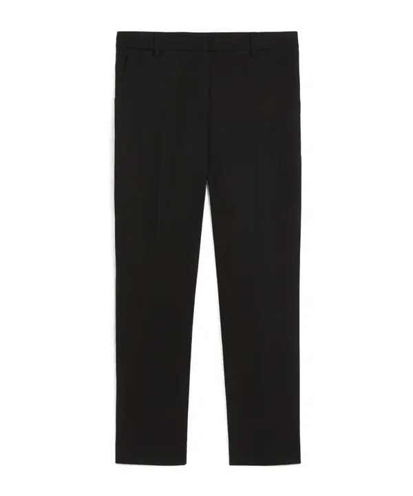Max Mara Straight Leg Cropped Tailored Trousers