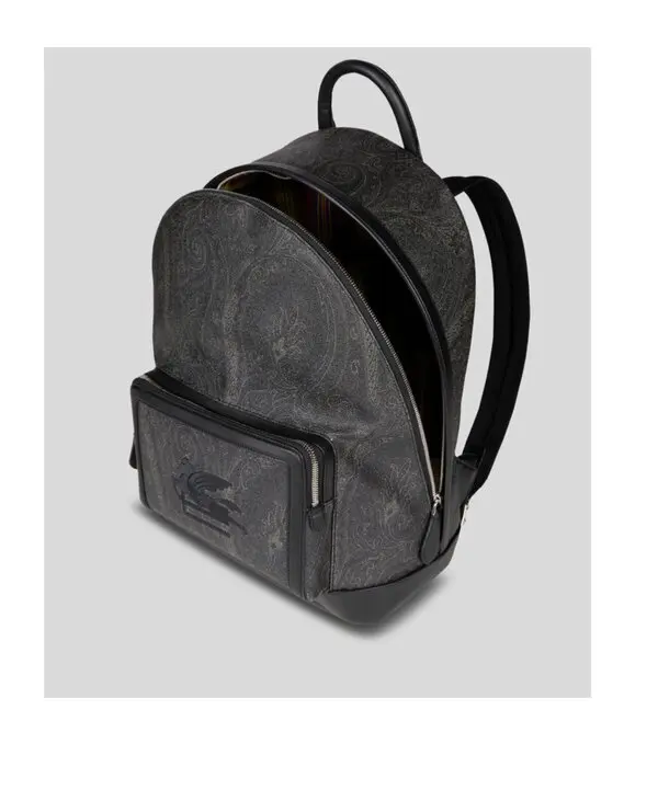 Etro Pegaso Motif Paisley Jacquard Backpack