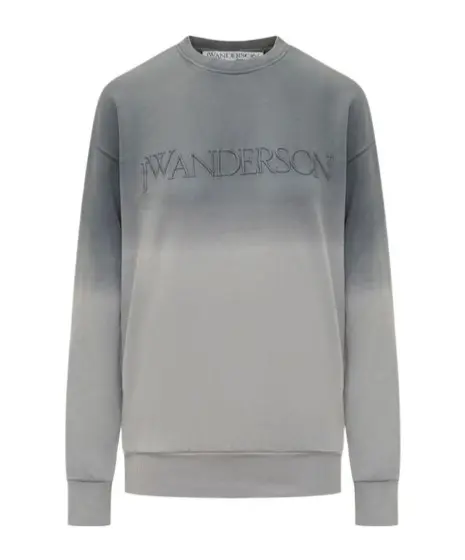 J.W.ANDERSON Logo Embroidered Tie-dye Sweatshirt