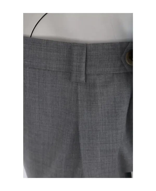 Brunello Cucinelli Mid-rise Tapered Trousers - Gray