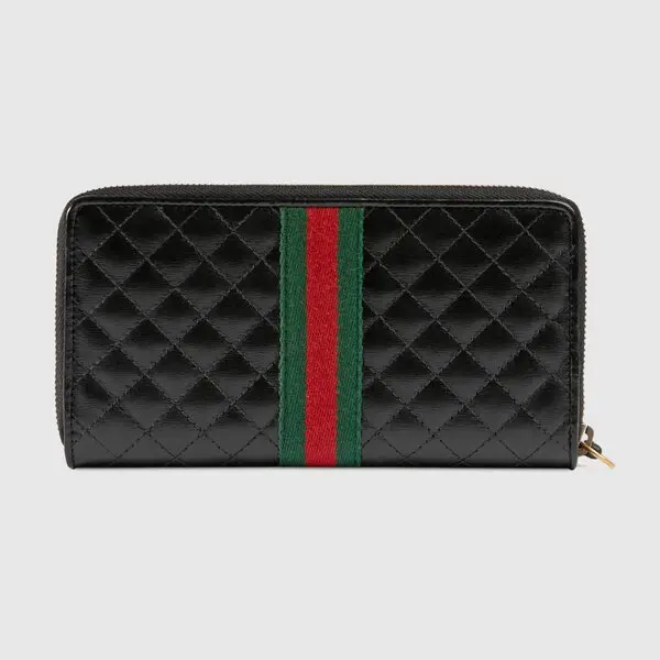 Gucci Double G Quilted Zipper Purse