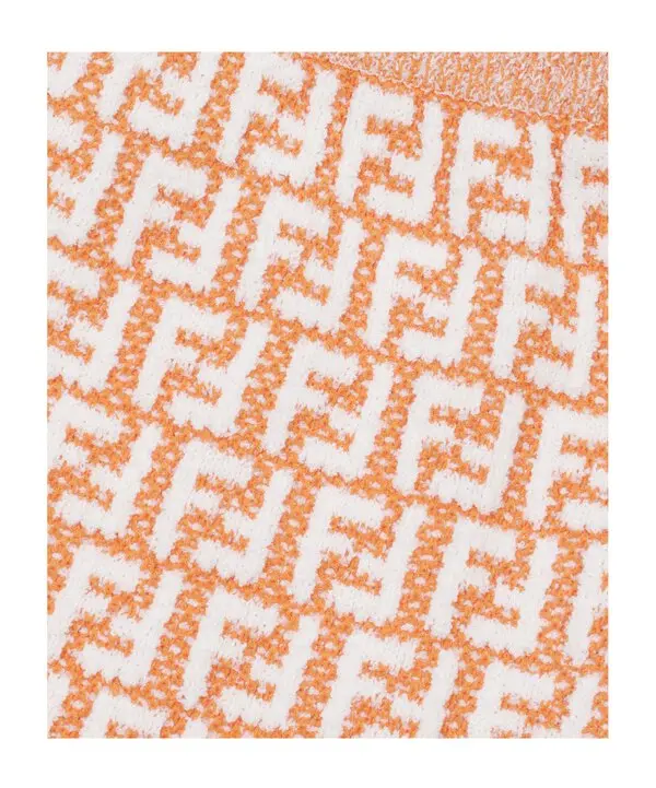 Fendi Ff-logo Knitted Mini Skirt