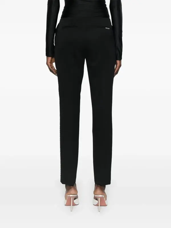 Attico Crystal-embellished Trousers