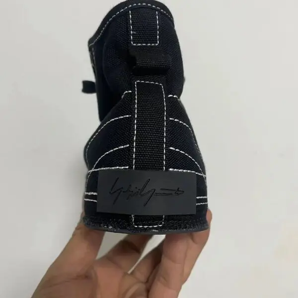 Y3 Nizza Hi Lace-up Canvas And Suede Sneakers