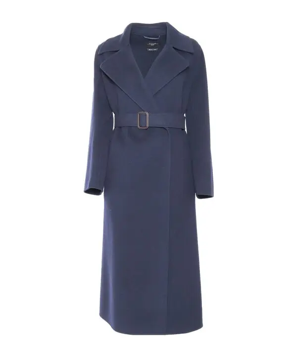 Max Mara Manu Belted Long-sleeved Coat