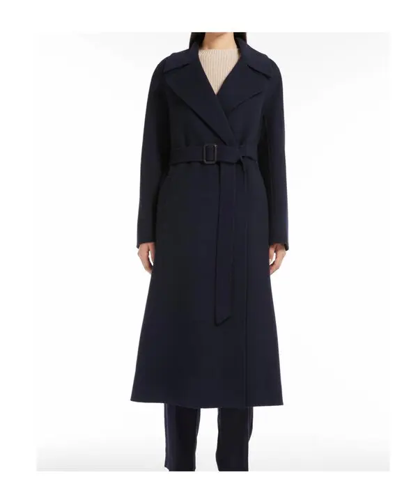 Max Mara Manu Belted Long-sleeved Coat