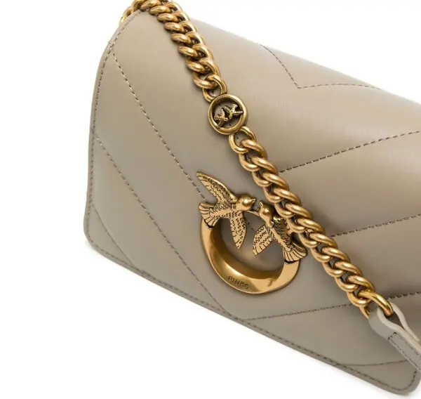 Pinko Love Click Logo Plaque Mini Crossbody Bag