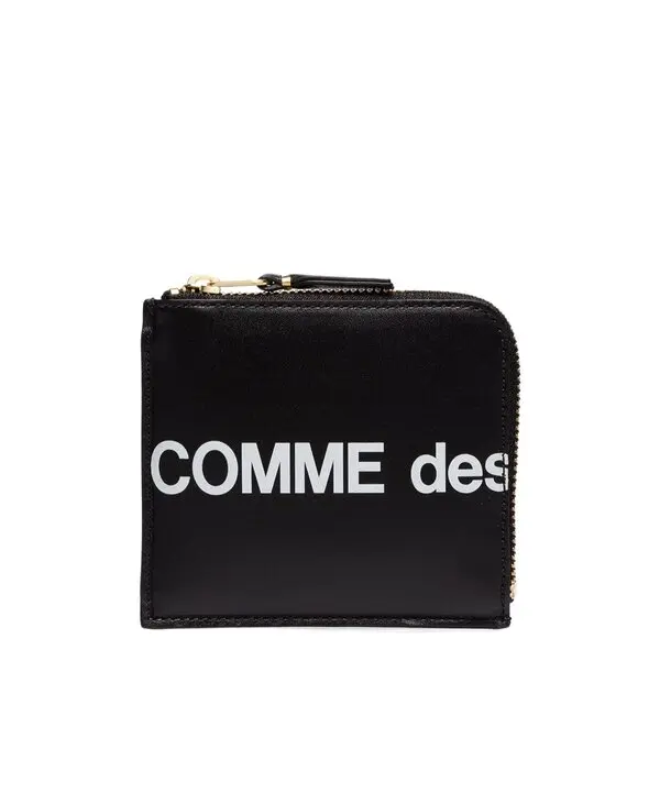 Comme Des Garçons Cdg Large Logo Wallet - Black