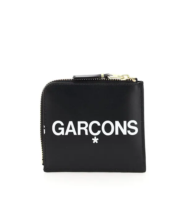 Comme Des Garçons Cdg Large Logo Wallet - Black