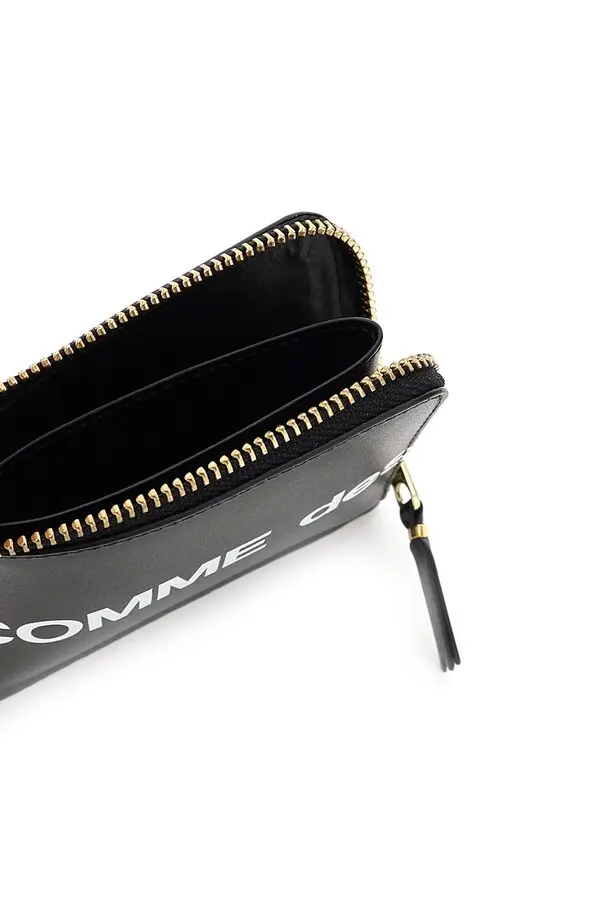 Comme Des Garçons Cdg Large Logo Wallet - Black