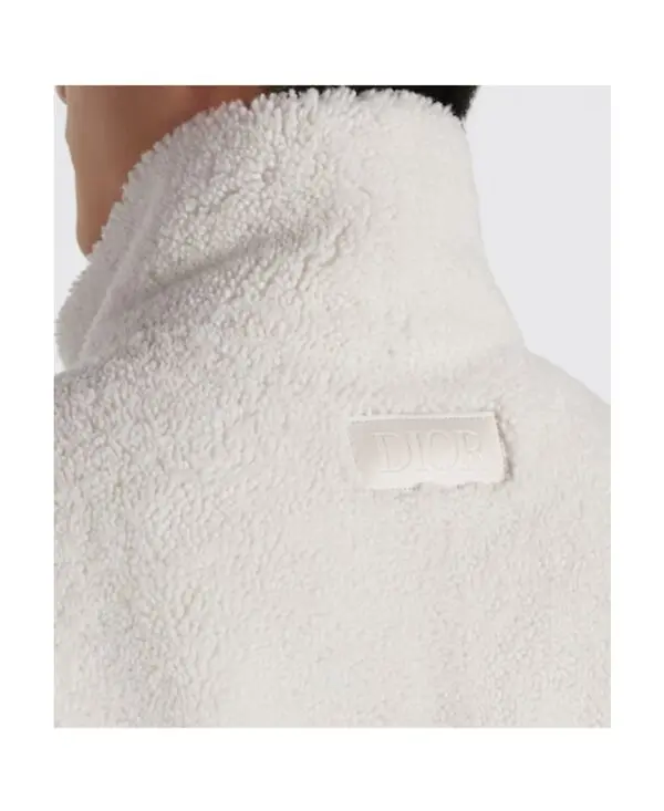 Dior Bomber Jacket With Stand Collar And Quilted Details