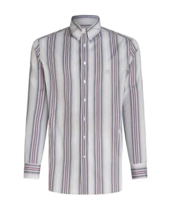 Etro Striped Long-sleeved Shirt