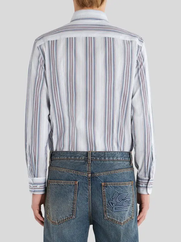 Etro Striped Long-sleeved Shirt