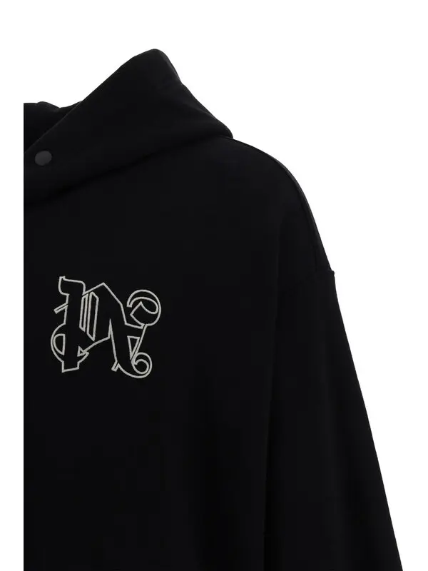 Palm Angels Monogram Embroidered Hoodie