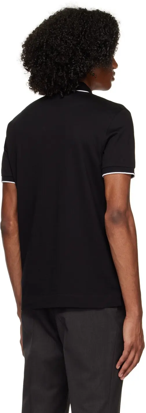 Zegna Logo Embroidered Short-sleeved Polo Shirt - No
