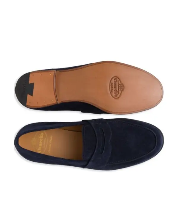 Church's Heswall Suede Slip-on Loafers - Black