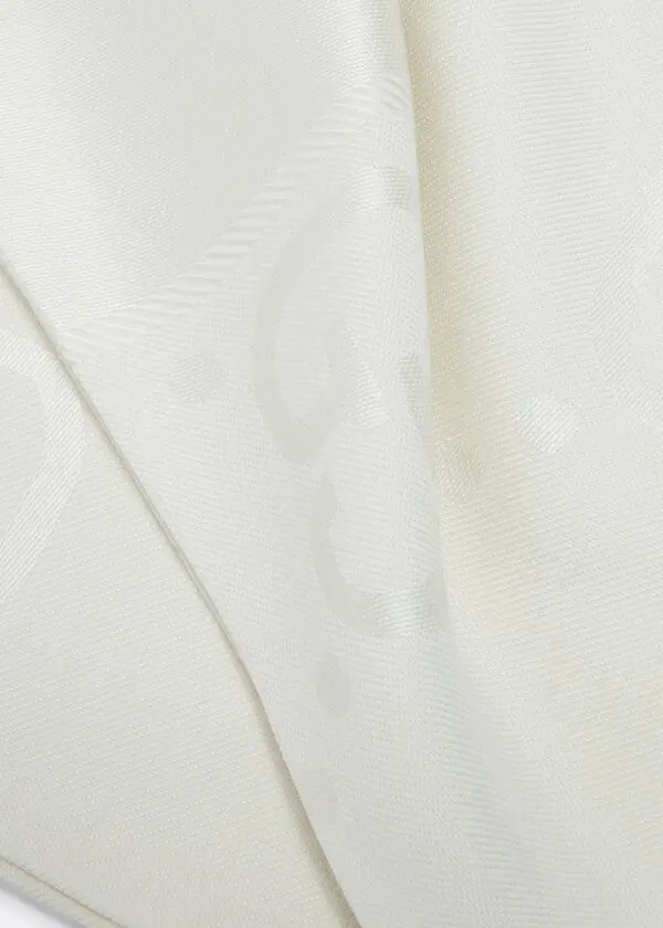 Gucci Gg Jacquard Frayed-edge Shawl