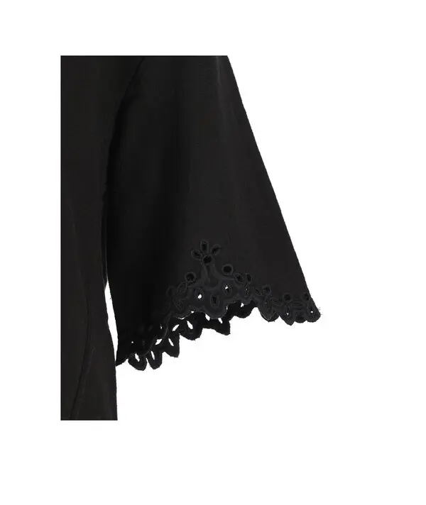 Isabel Marant Étoile Shana Cutwork Embroidered Shirt - Black